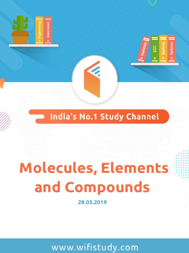 Molecules Elements and Compound | PDF