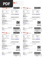 Contoh Air Waybill Shopee | PDF