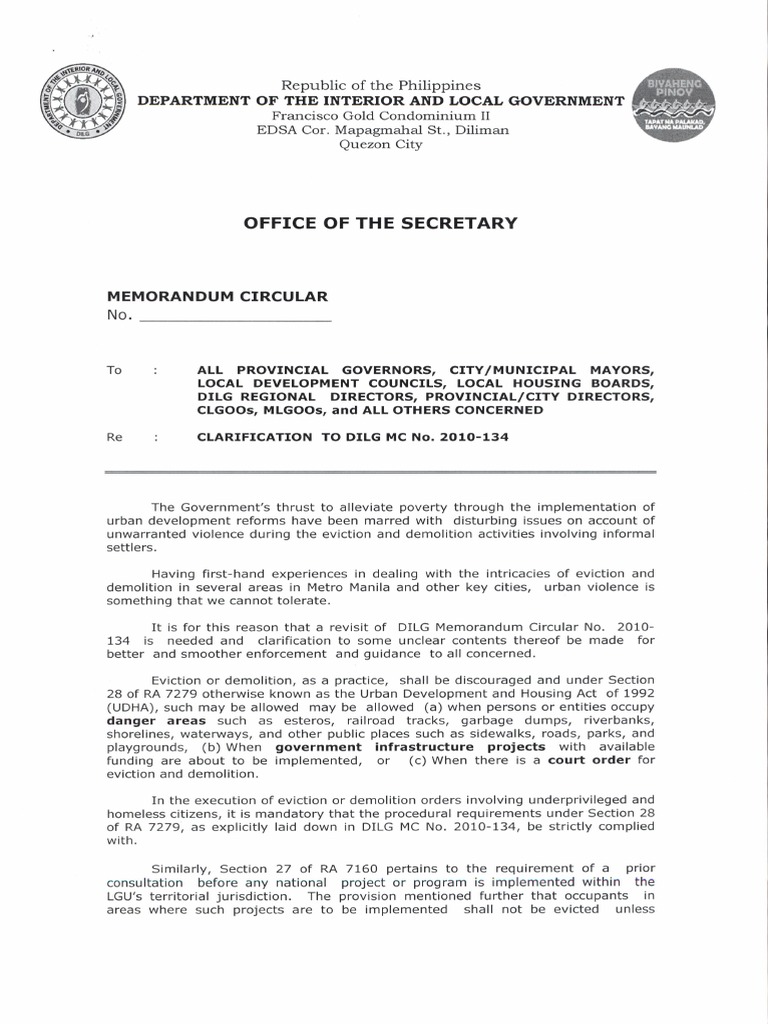 DILG Memo | Download Free PDF | Social Institutions | Social Science