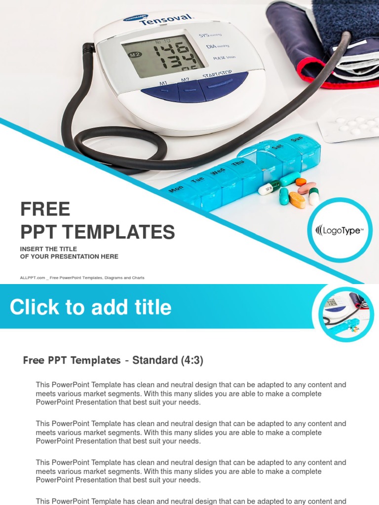Digital Hypertension PowerPoint Templates Standard | PDF