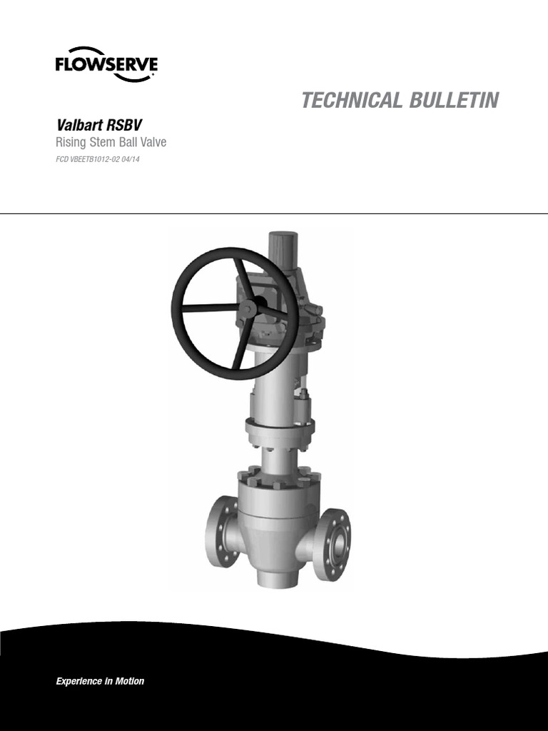 RSBV Tech Bulletinpdf | PDF | Valve | Mechanical Engineering
