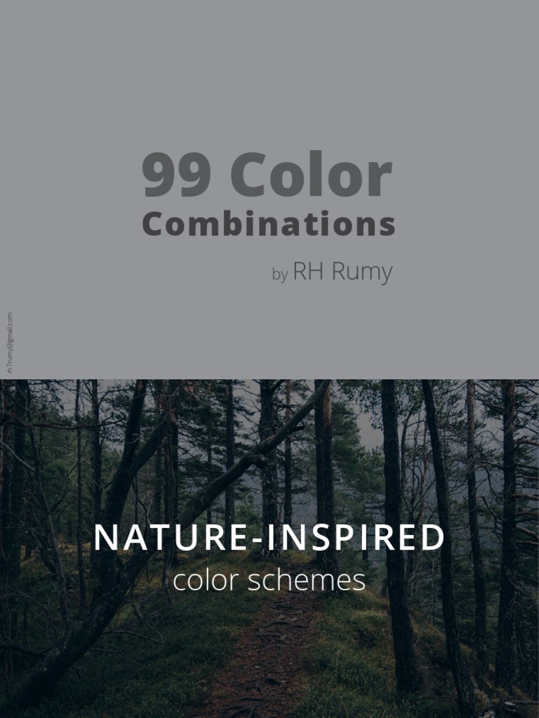 99 Color Combinations by RHR PDF | PDF | Color | Blue
