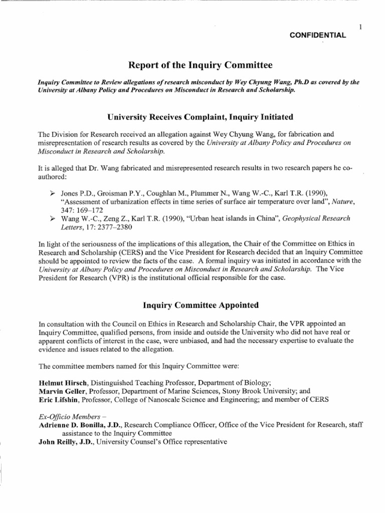 Inquiry Report Sample PDF | PDF