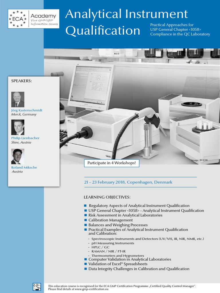 ECA Analytical Instrument Qualification | PDF | Verification And ...