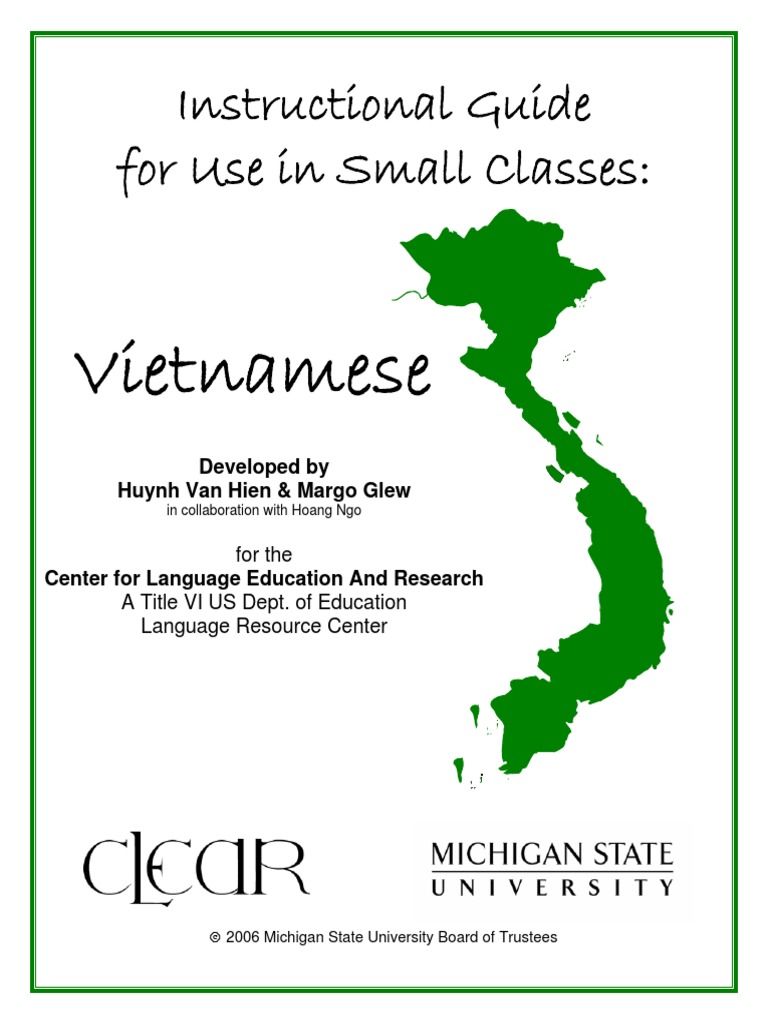 Vietnamese Language Instruction Guide | PDF