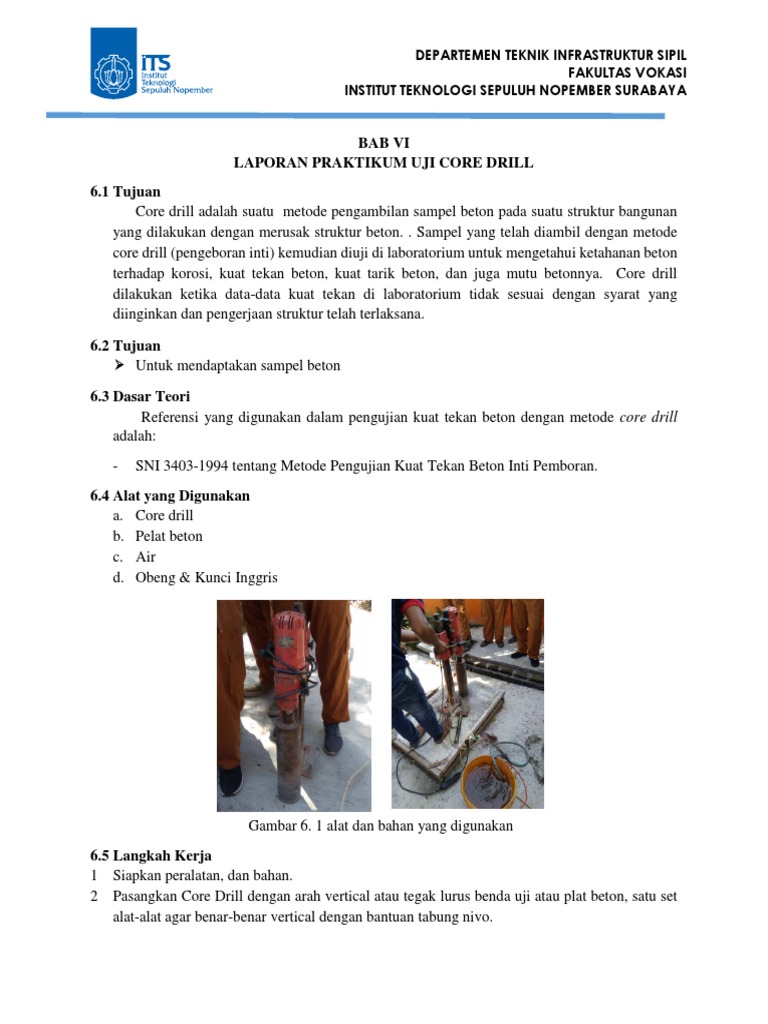 Core Drill | PDF | Teknologi & Rekayasa