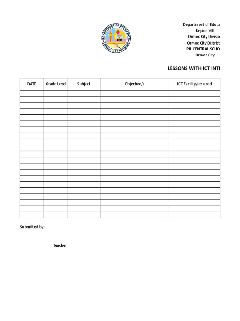 Lessons With Ict Integration | PDF