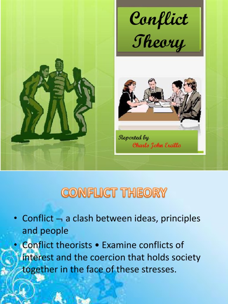 Conflict Theory | PDF | Social Structure | Competition