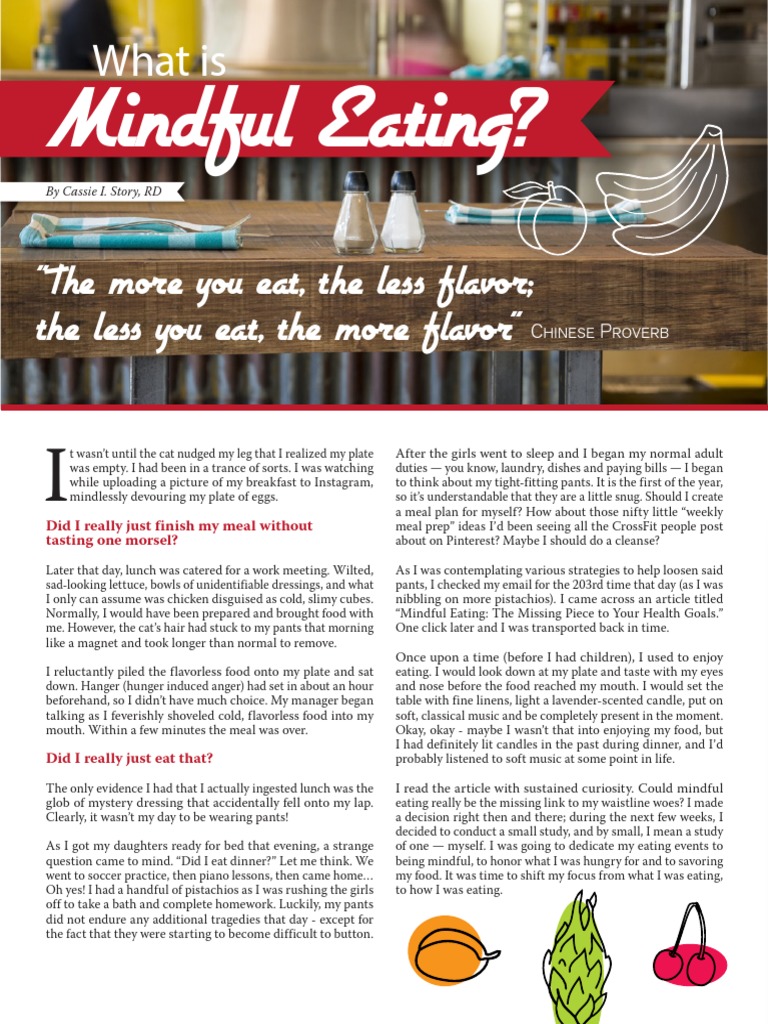 04 Mindful Eating | PDF | Eating | Hunger
