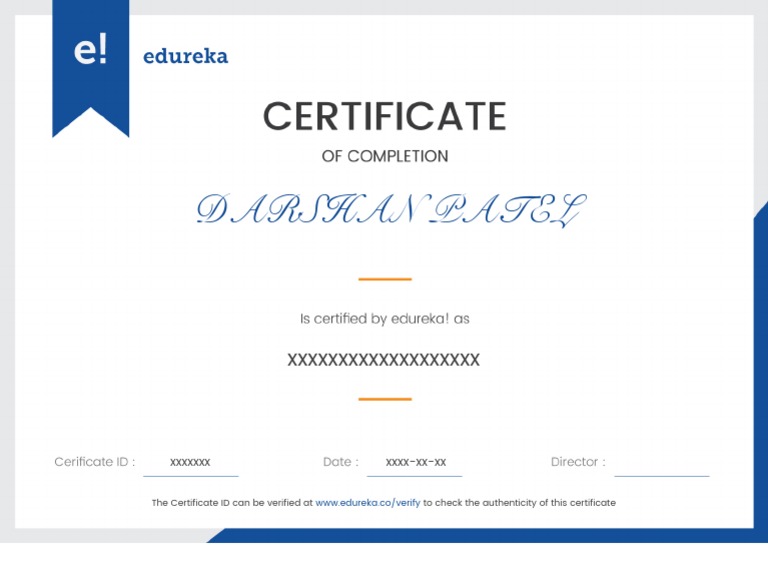 Certificate of Learning | PDF