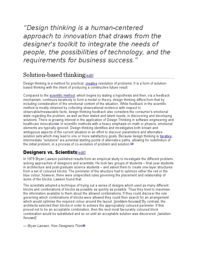 Design Thinking in HR | PDF | Design Thinking | Design