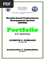 IPCRF Cover Page | PDF | Learning | Teaching Method