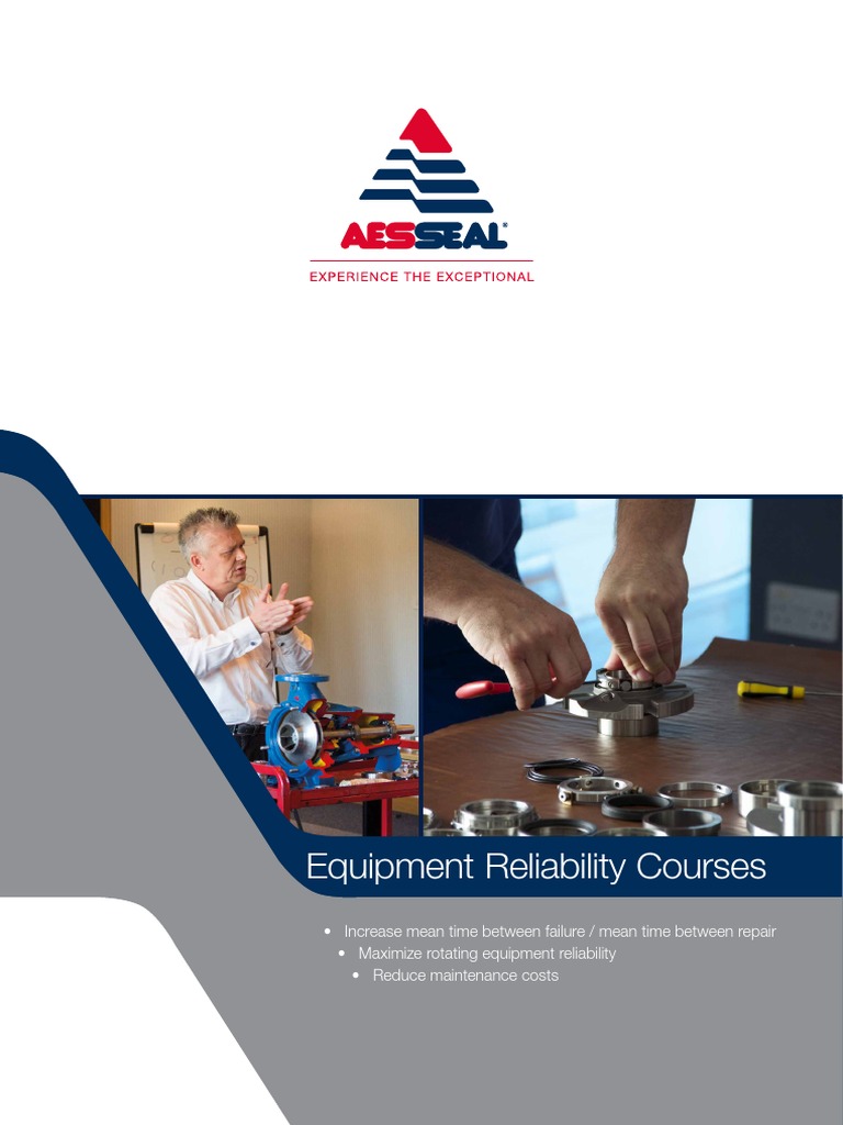 AESSEAL Customer Training Brochure | PDF | Pump | Reliability Engineering