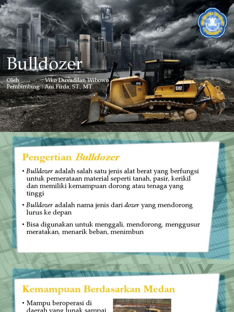 MENGERTI OPERASI BULLDOZER | PDF