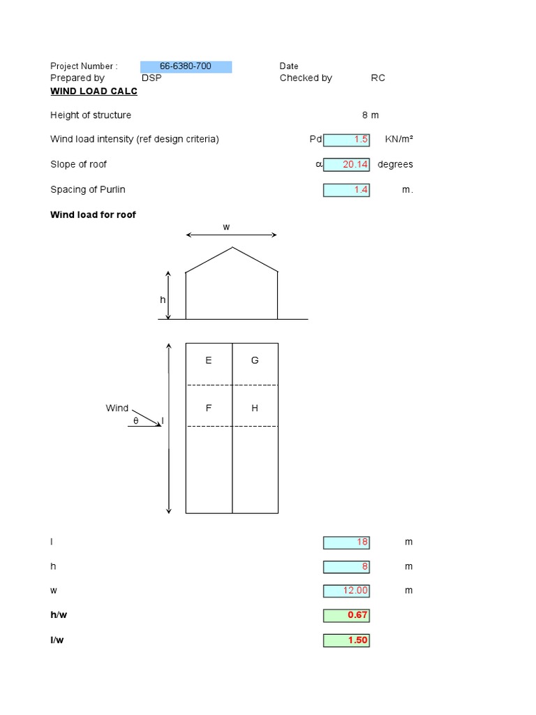 Wind Load Calculations | PDF | Applied And Interdisciplinary Physics ...