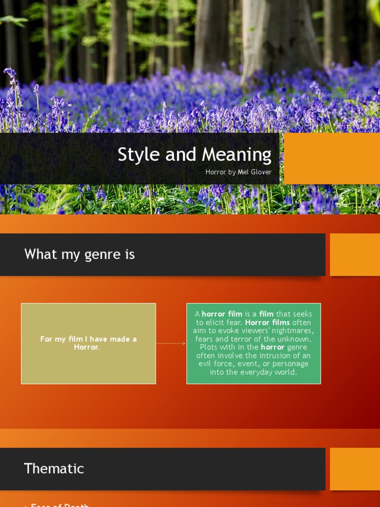 Style and Meaning | PDF