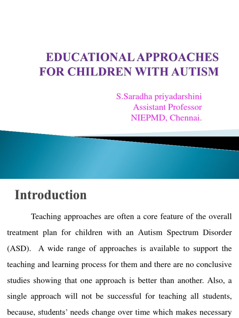Educational Approaches For Children With Autism | PDF | Neuropsychology ...