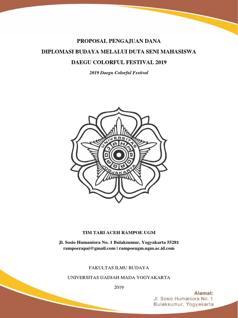 Diplomasi Budaya Rampoe UGM 2019 | PDF | Perjalanan