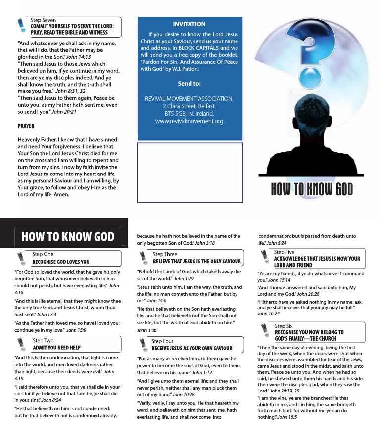 How To Know God PDF | PDF | Eternal Life (Christianity) | God The Father