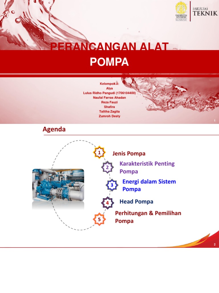 Perancangan Pompa | PDF