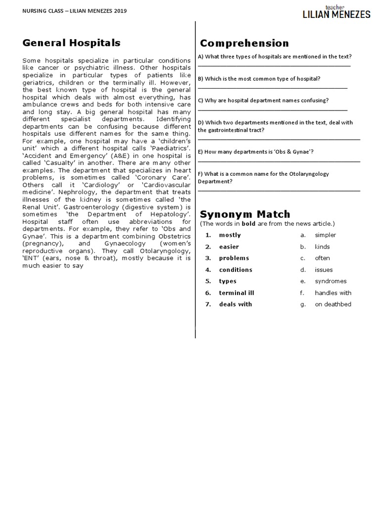 Nursing Reading 04 | PDF | Emergency Department | Hospital