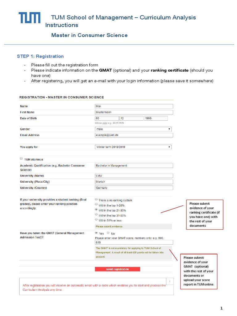 TUM Consumer Science Curriculum Guide | PDF | Master's Degree ...