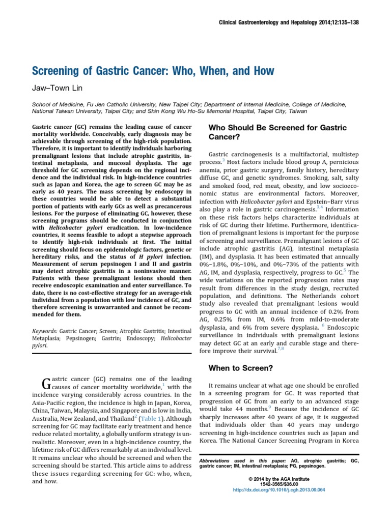 Pi Is 1542356513015139 | PDF | Screening (Medicine) | Cancer