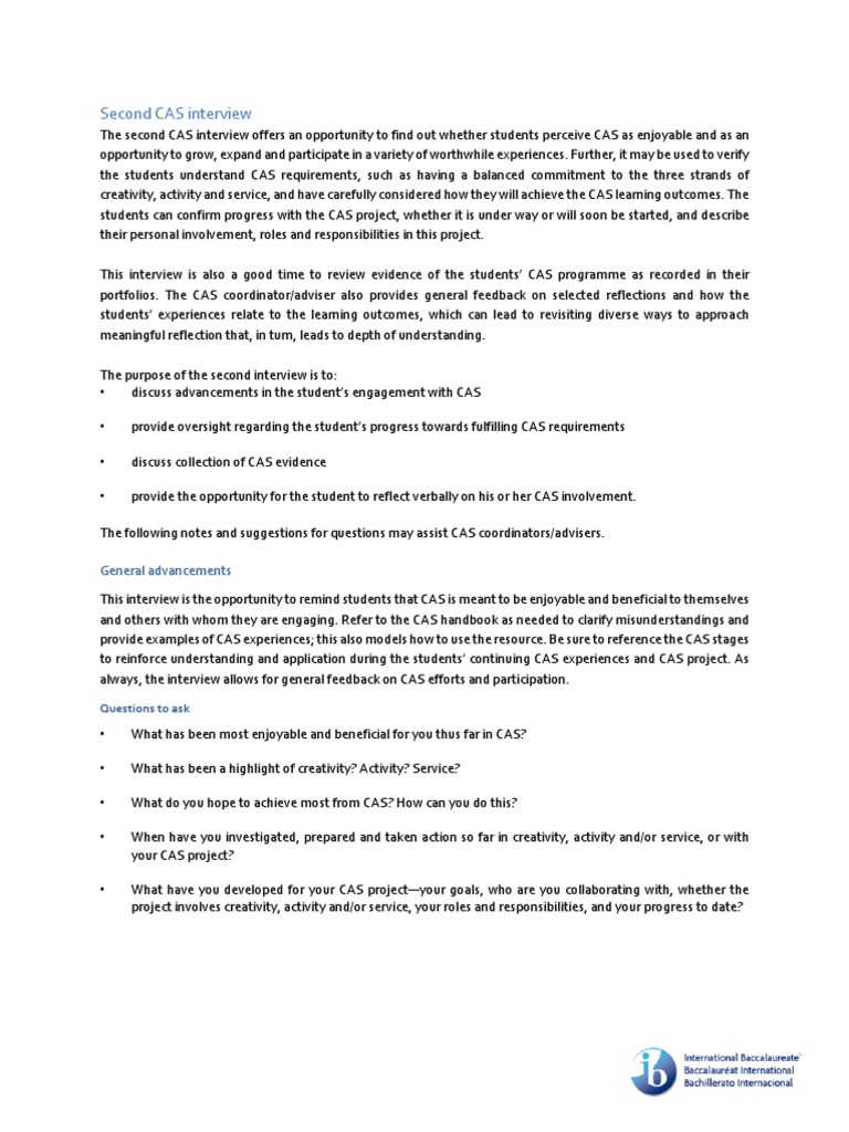 Second CAS Interview | PDF | Creativity | Change