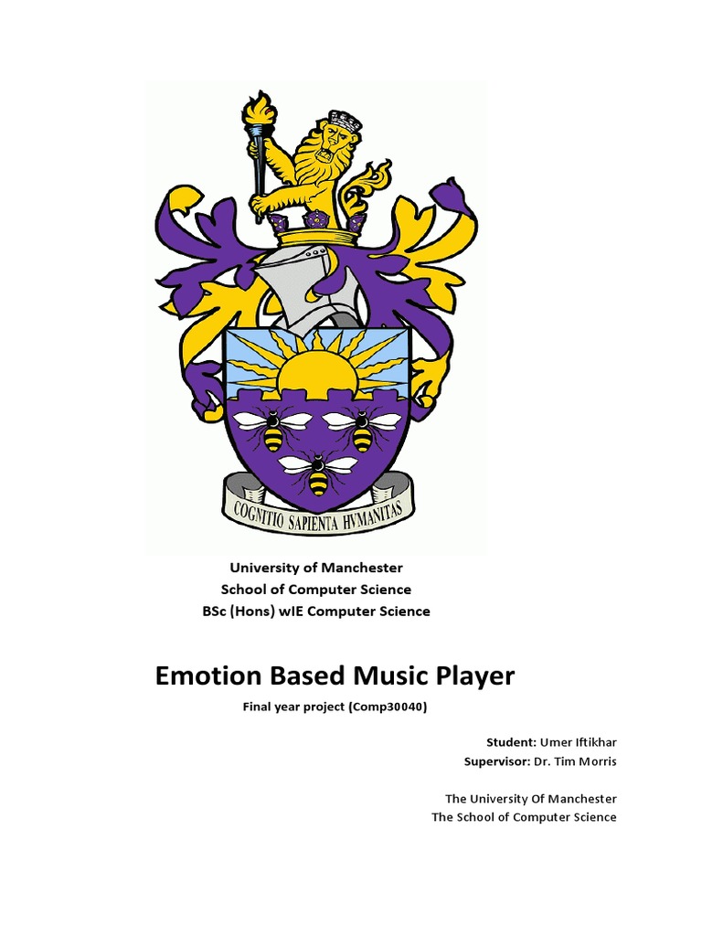 Emotion Based Music Player (Manchester Univ) | PDF | Algorithms ...