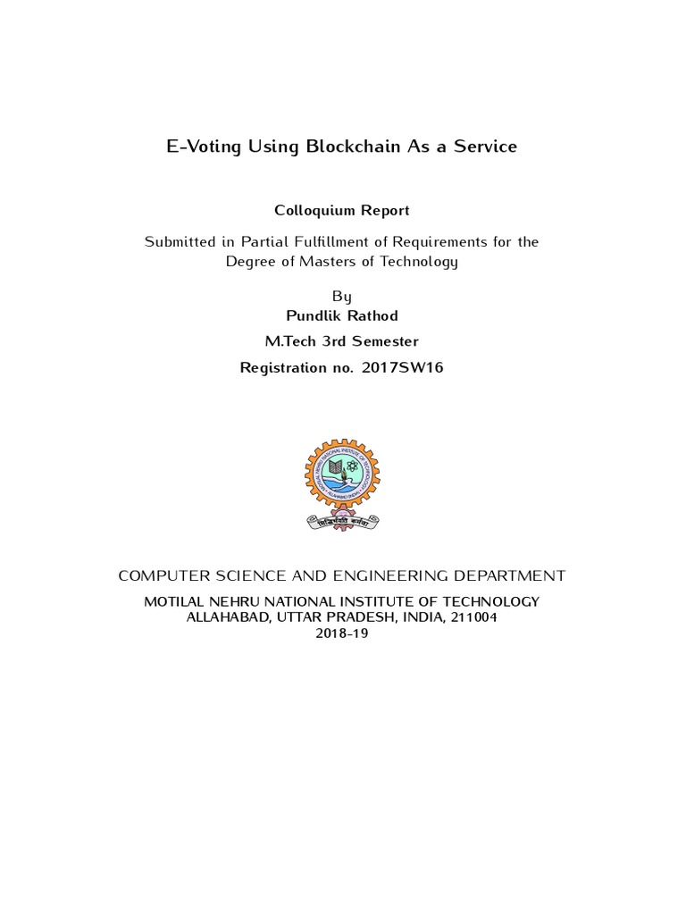 E-Voting Using Blockchain As A Service | PDF | Public Key Cryptography ...