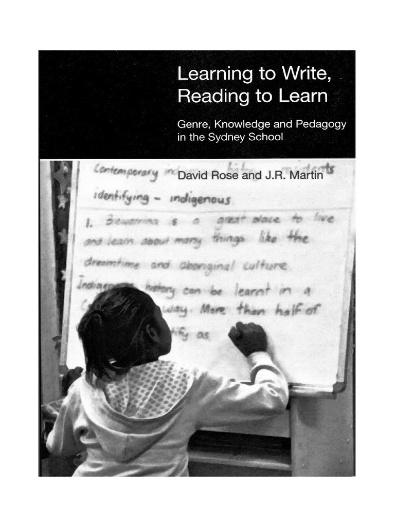 Rose Martin - 2012 - Learning To Write, Reading To Learn - Chap1 | PDF ...