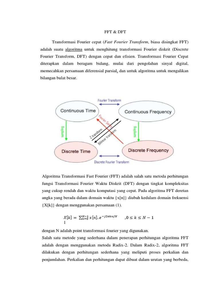 FFT DAN DFT | PDF