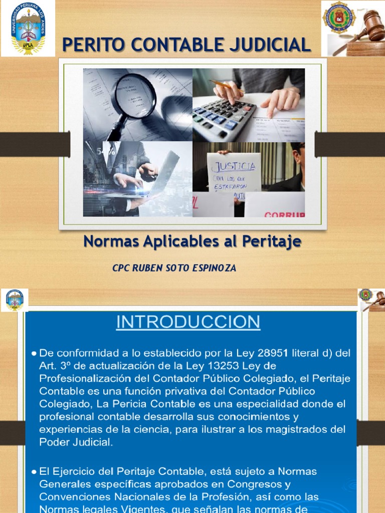 5ta Clase Del Perito Contable Judicial Pdf