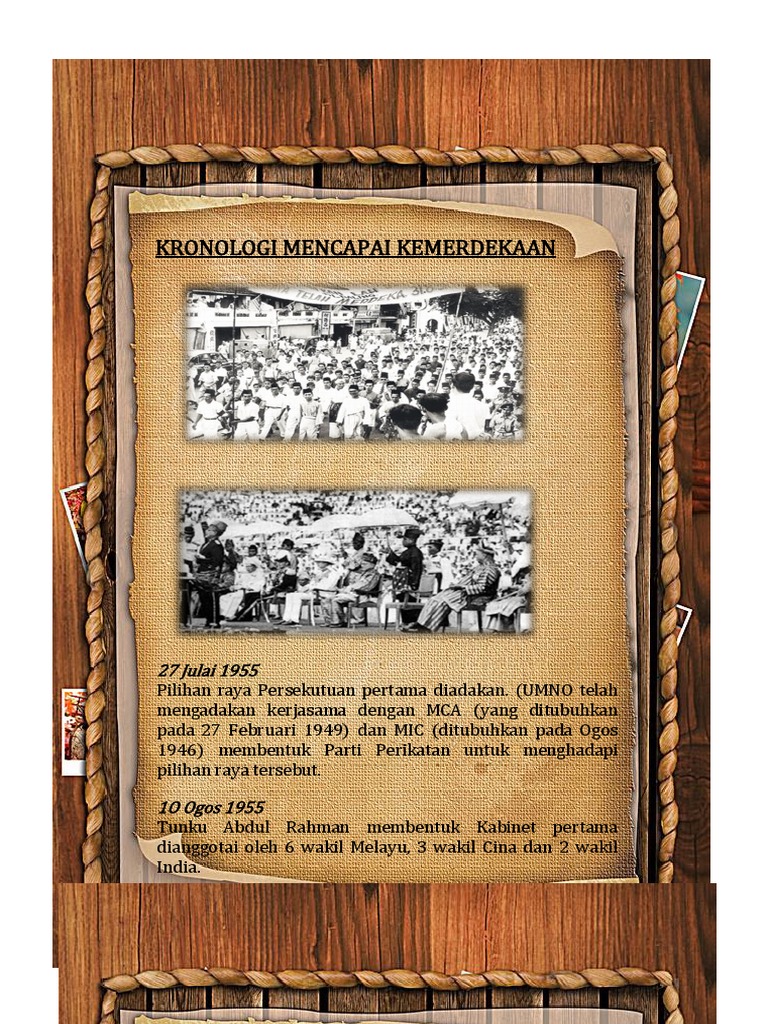 Kronologi Mencapai Kemerdekaan | PDF