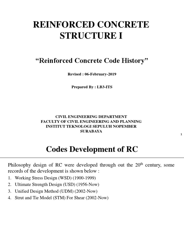 A History of Reinforced Concrete Code Development: Tracing the ...