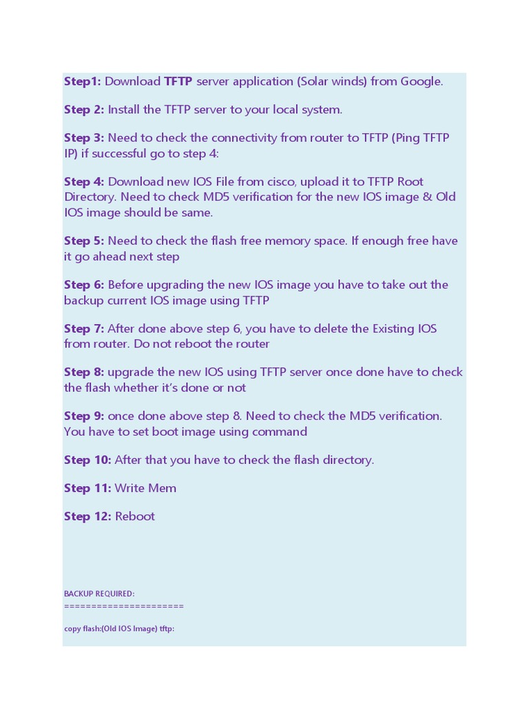 Router ios upgrade Cisco