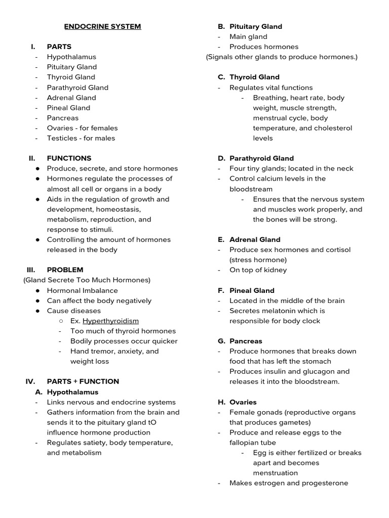 Endocrine System (Zoology) | PDF | Hormone | Endocrine System