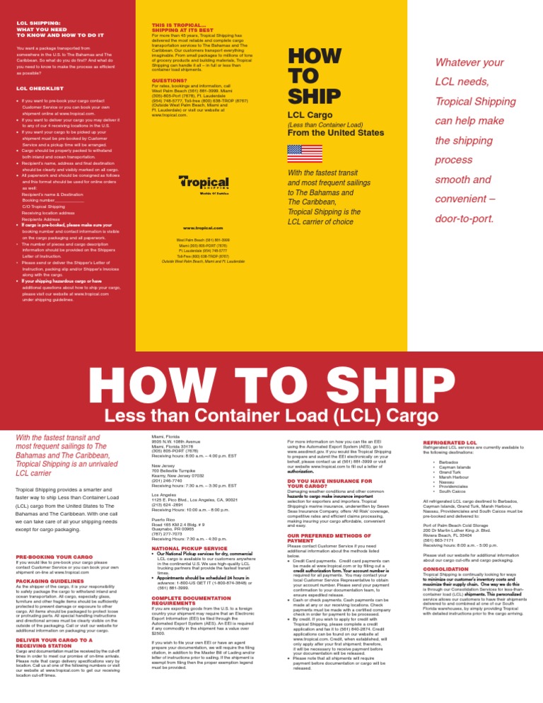 HOW TO Ship | PDF | Cargo | Containerization
