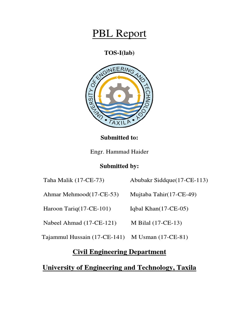 PBL Report: TOS-I (Lab) | PDF