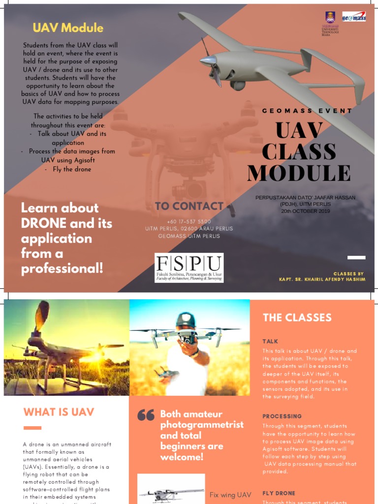 Uav Brochure | PDF | Unmanned Aerial Vehicle | Emerging Technologies