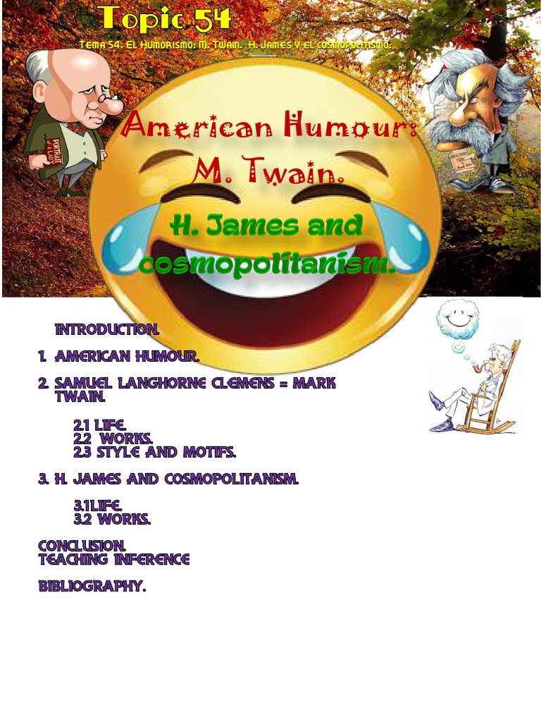 Tema 54 Twain James (N) Sample | PDF | Huckleberry Finn | Mark Twain