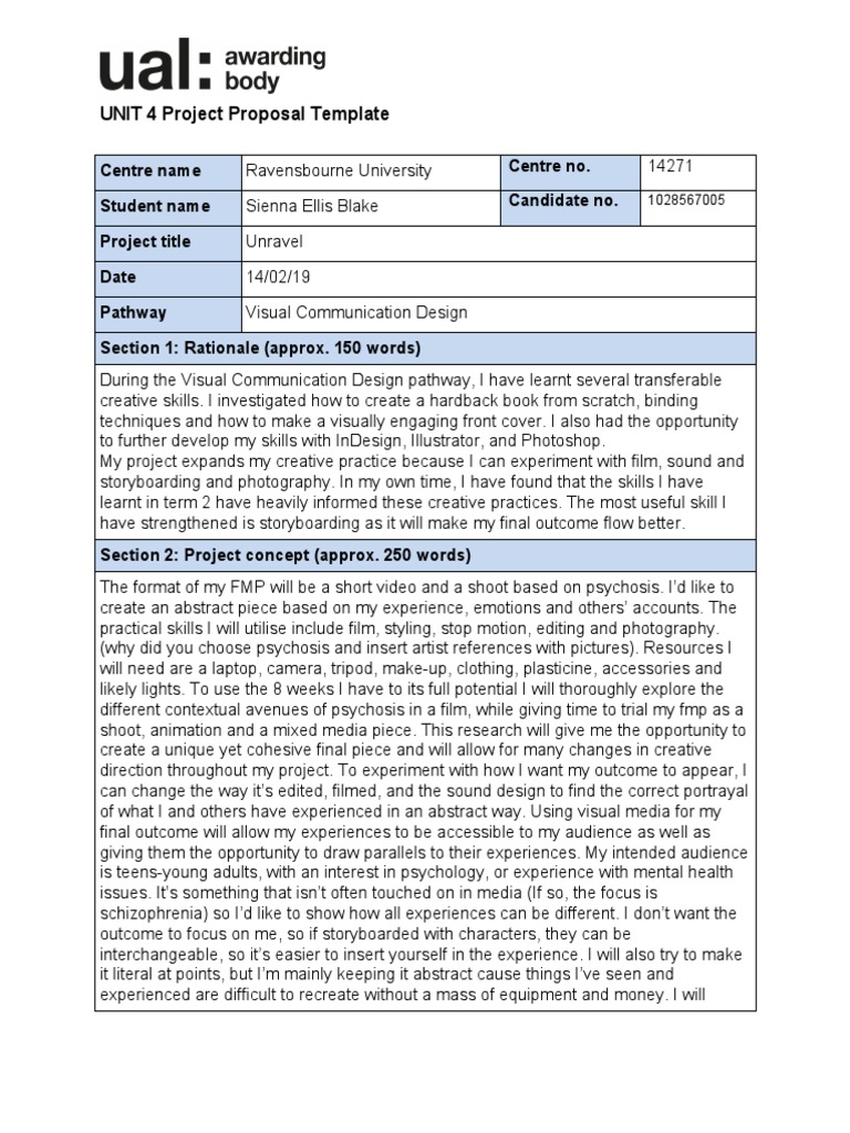 Sienna Ellis Blake FMP | PDF | Mass Media | Leisure