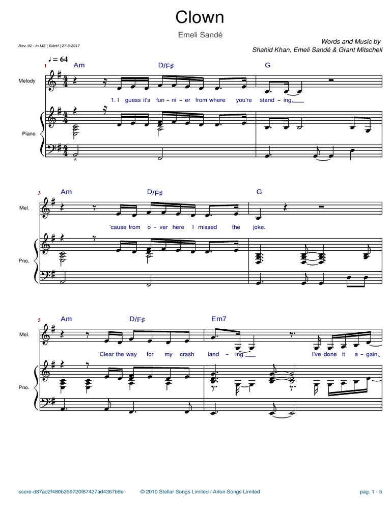 Partitura Clown | PDF