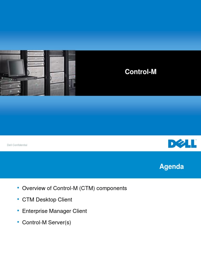 Control-M Training Old | PDF | Scheduling (Computing) | Server (Computing)