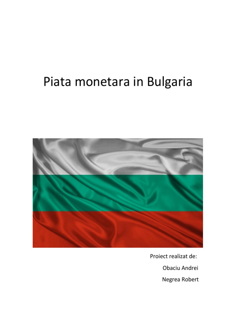 Piata Monetara in Bulgaria | PDF