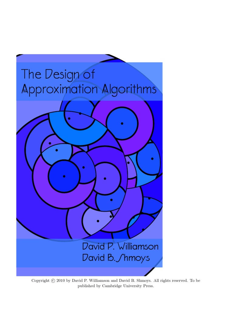 The Design Of Approximation Algorithm 2011 Pdf Pdf Linear Programming Mathematical