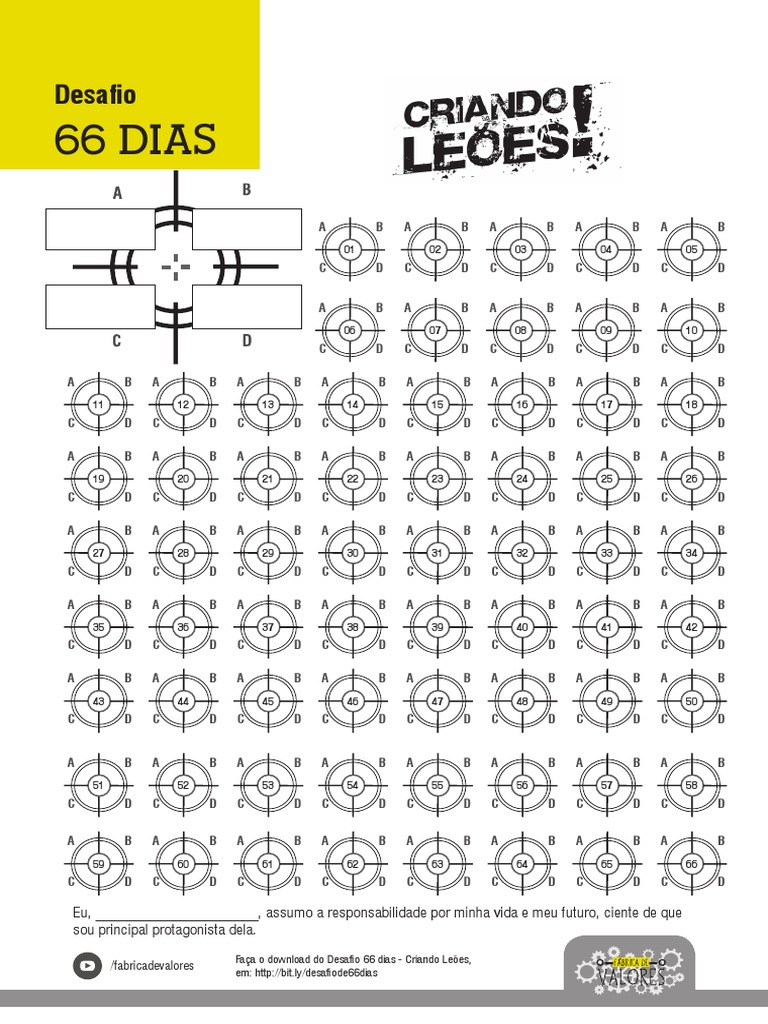 66 Dias Desafio: Guia Completo PDF | PDF