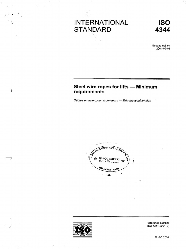 Iso 4344 2004 | PDF