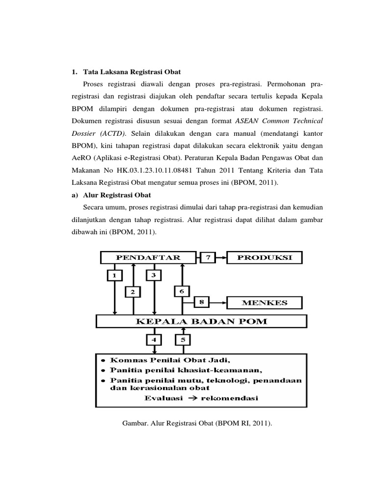 Tata Laksana Registrasi Obat Pdf