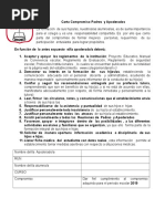 Carta Compromiso Apoderado | PDF